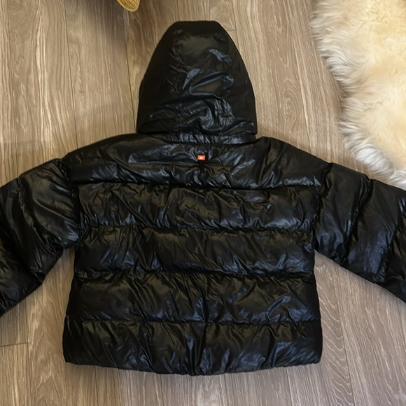 Nike | Jackets & Coats | Nike Shiny Puffer Jacket Black Size Small ...
